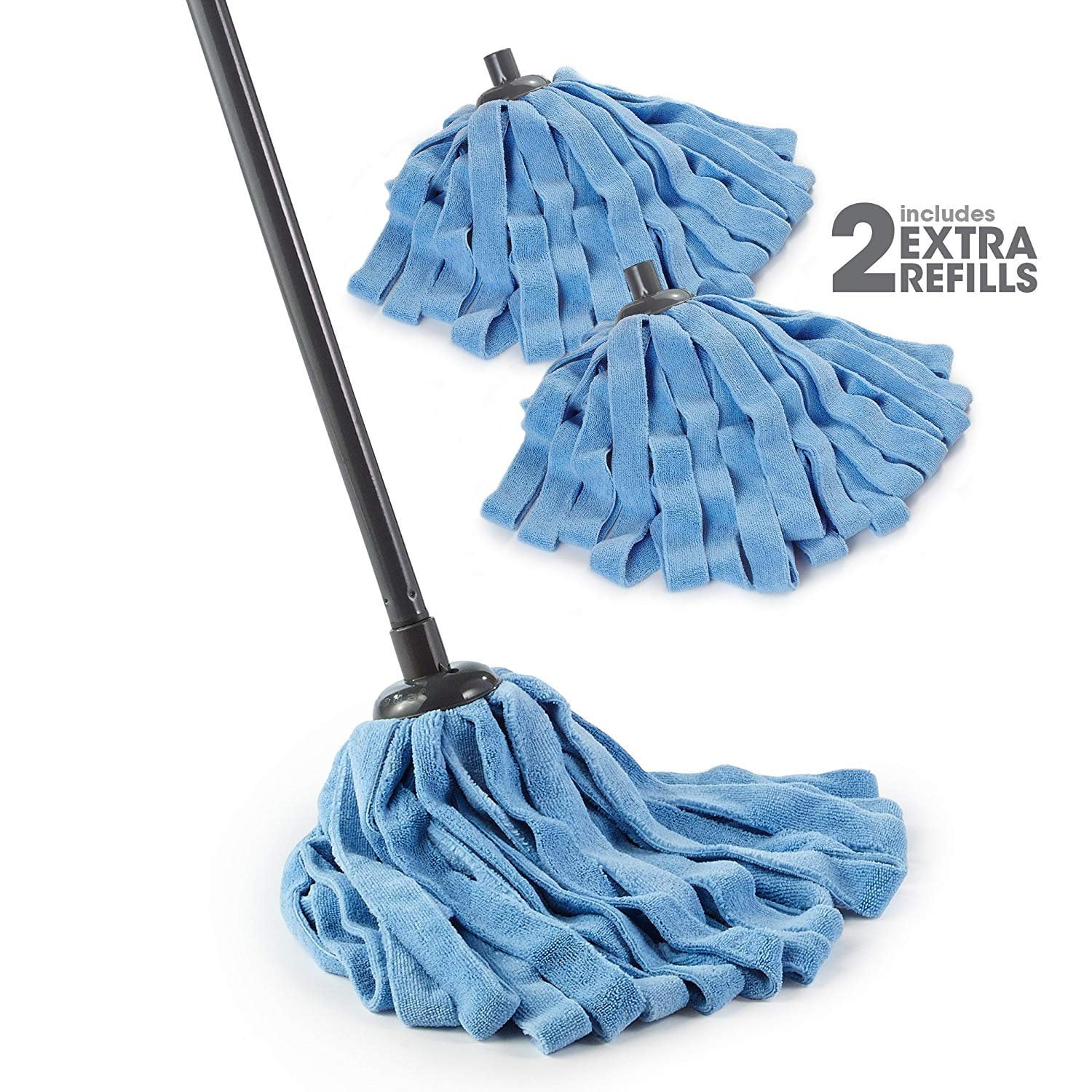 O-Cedar Microfiber Cloth Mop Microfiber Cloth Mop with 2 Extra Refills ...