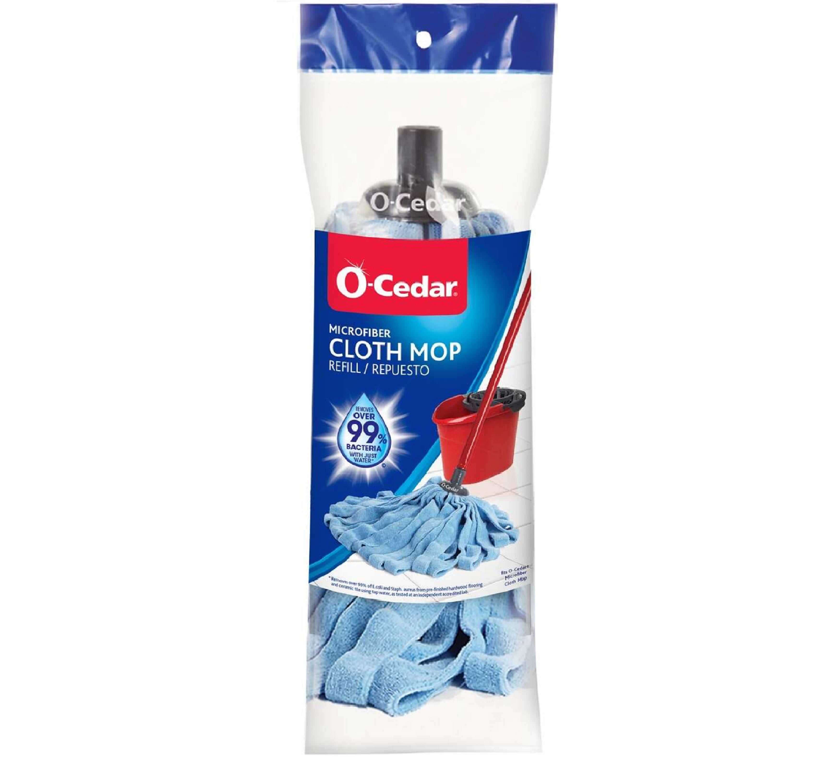 O-Cedar Microfiber Cloth Mop Head Replacement, fits O-Cedar Mop ...