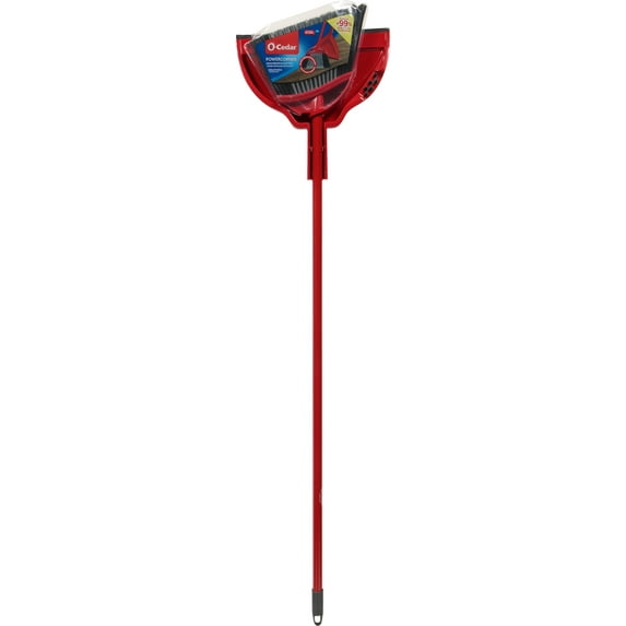 O-Cedar PowerCorner One Sweep Large Broom w/ Step-On Dust Pan - Walmart.com