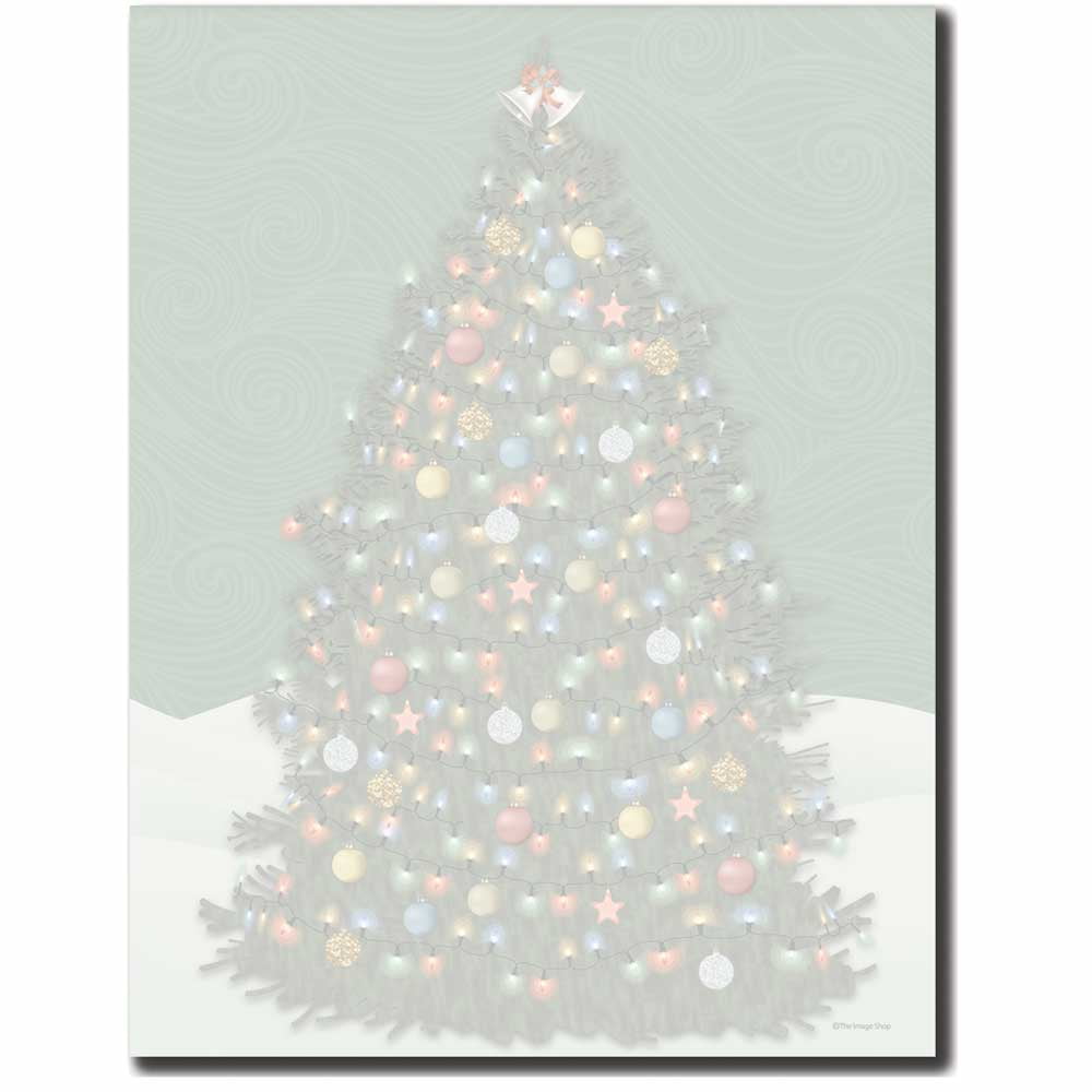 O' Christmas Tree Letterhead Laser & Inkjet Printer Paper, 80 Sheets ...