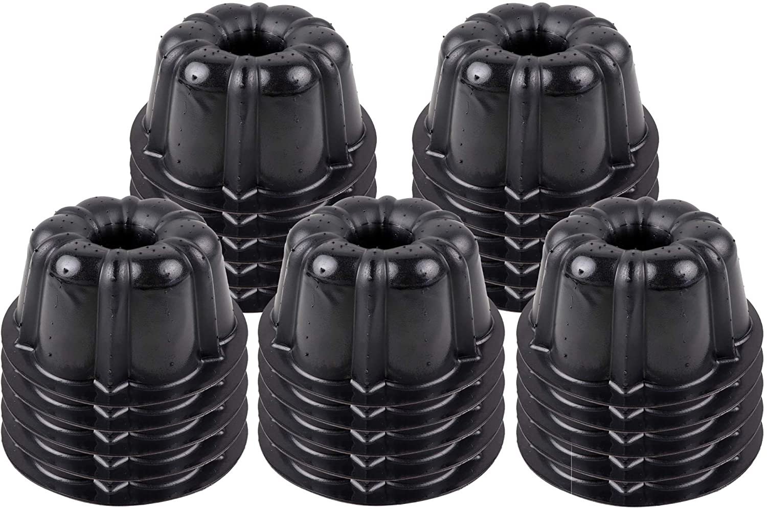 Orka OD130201 8-Mold Silicone Cannele Pan, Set of 2, Red - Walmart.com