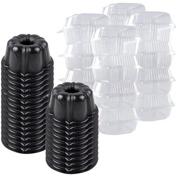 O’Creme Bakeable Plastic Mini Cake Pan with Container - Baking Pan With ...