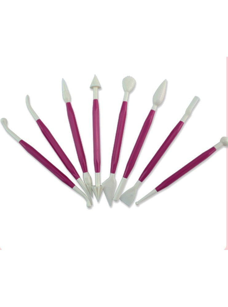 O'Creme Cake Decorating Fondant Gum Paste Modeling Tools, Set of 8 ...