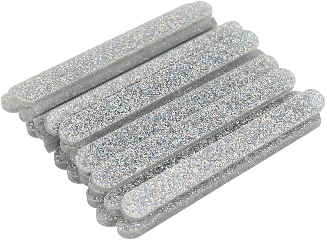 O'Creme Cakesicle Popsicle Acrylic Glitter Sticks, Pack of 50 Pieces 3 ...