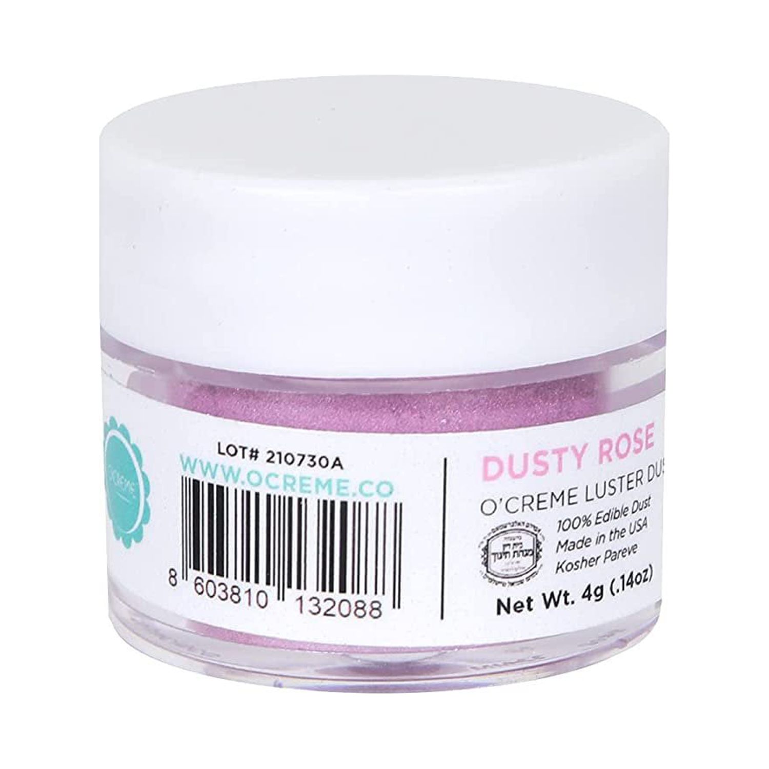 O'Creme Luster Dust, Food-Grade Edible Dusty Rose Dust Cake Decorations ...