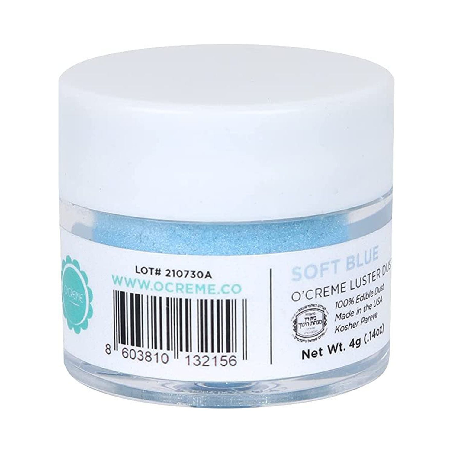 O'Creme Luster Dust, Food-Grade Edible Soft-Blue Dust Cake Decorations ...