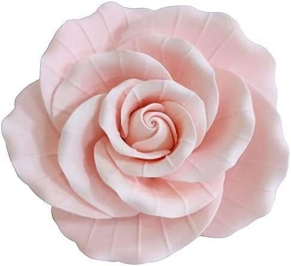 O'Creme Pink Garden Rose Gumpaste Flowers, Set of 3 - Walmart.com
