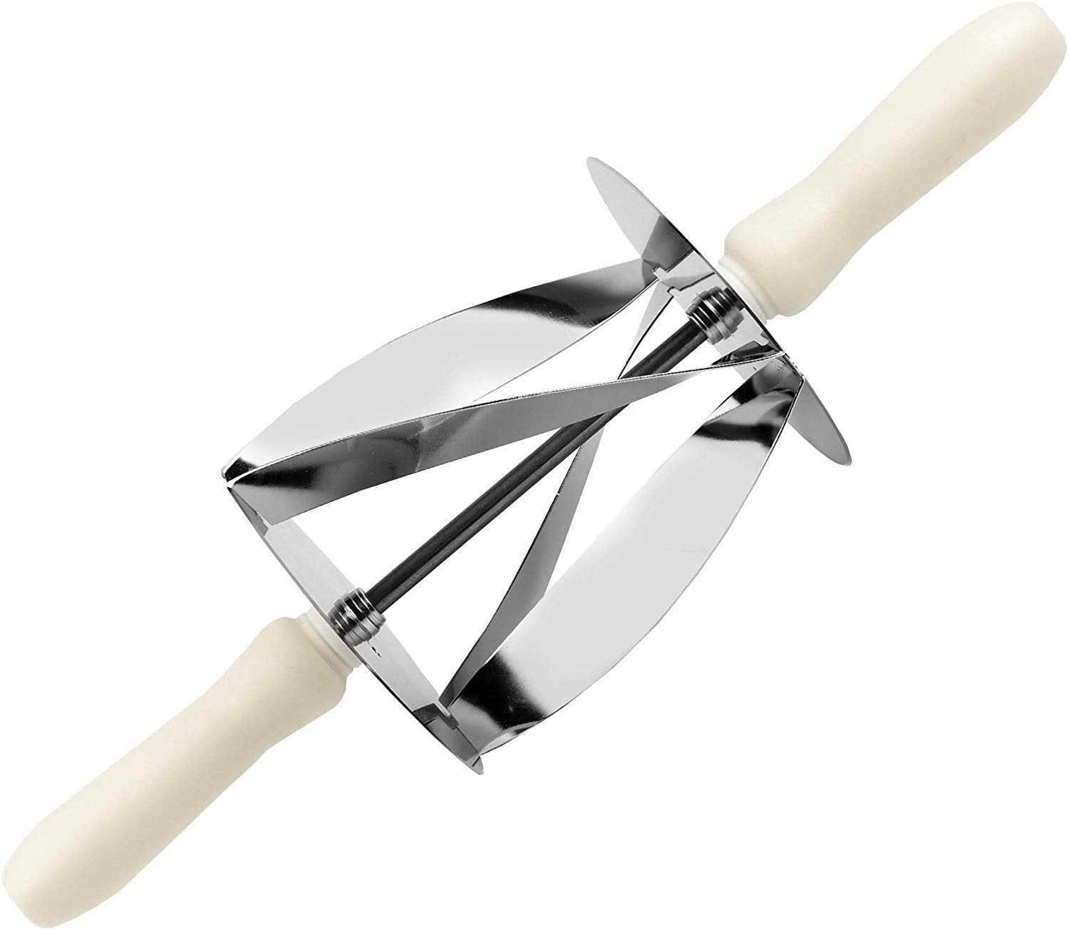 O'Creme Revolving Croissant Cutter with Stainless Steel Blades and ...