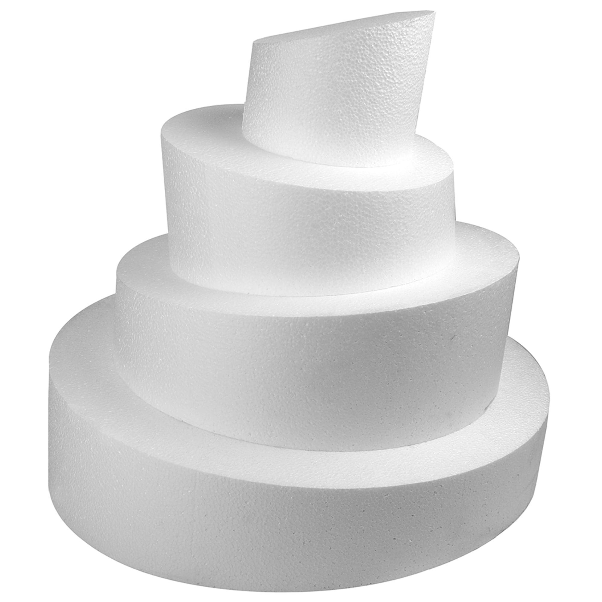 O’Creme Round Wacky, Whimsical, Topsy Turvy Polystyrene Foam Cake Dummy ...
