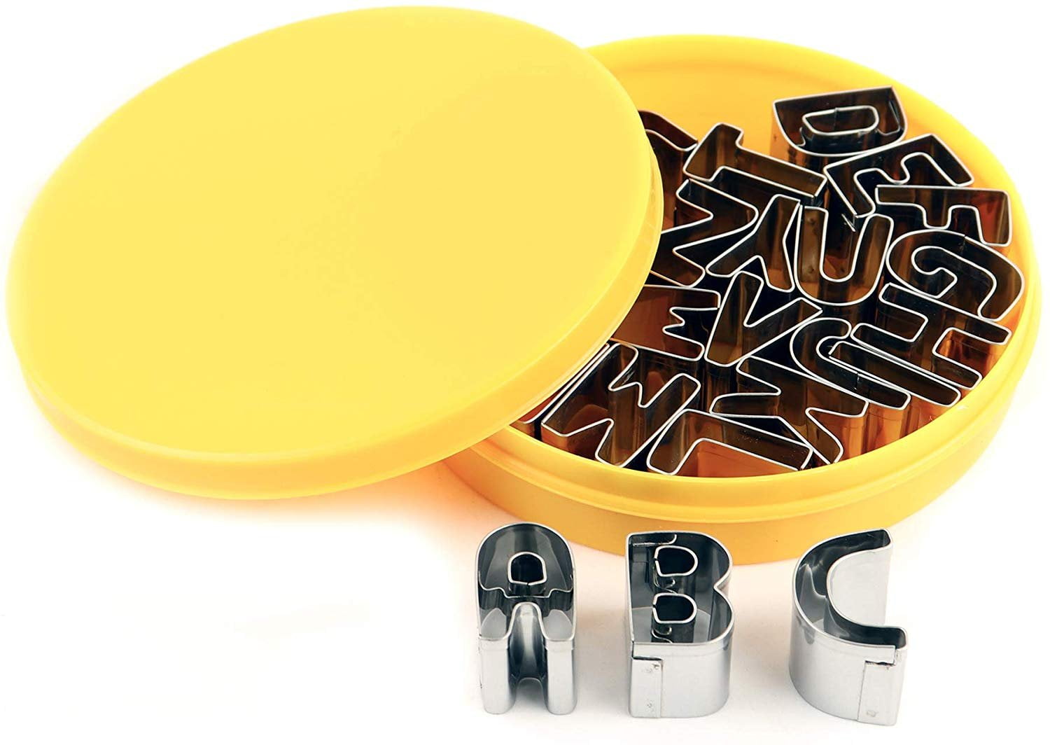 O'Creme Uppercase Alphabet Cookie Cutters Stainless Steel Twenty-Six ...