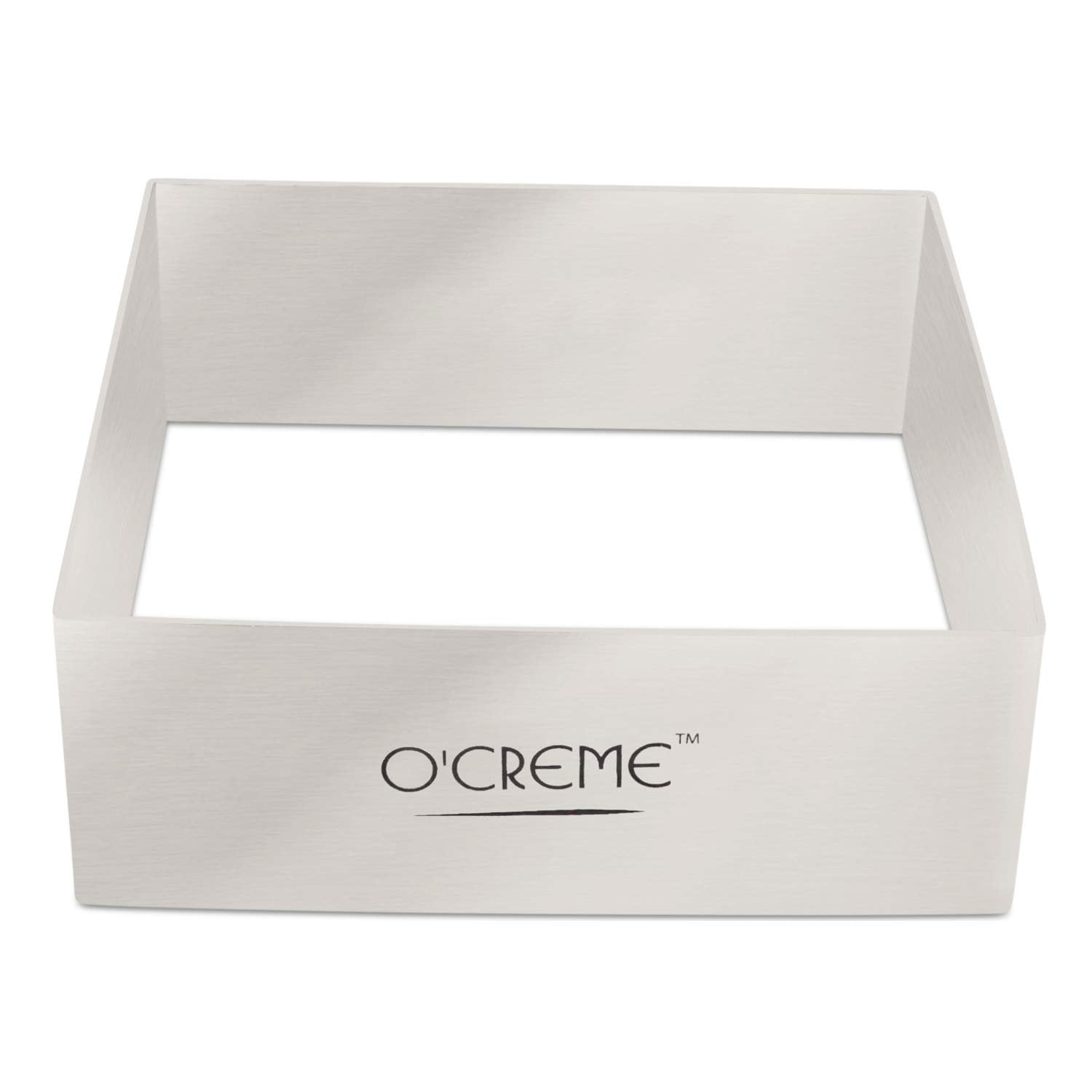 O'Crme Square Cake Ring Stainless Steel 4-3/4" x 1-3/4" High - Walmart.com