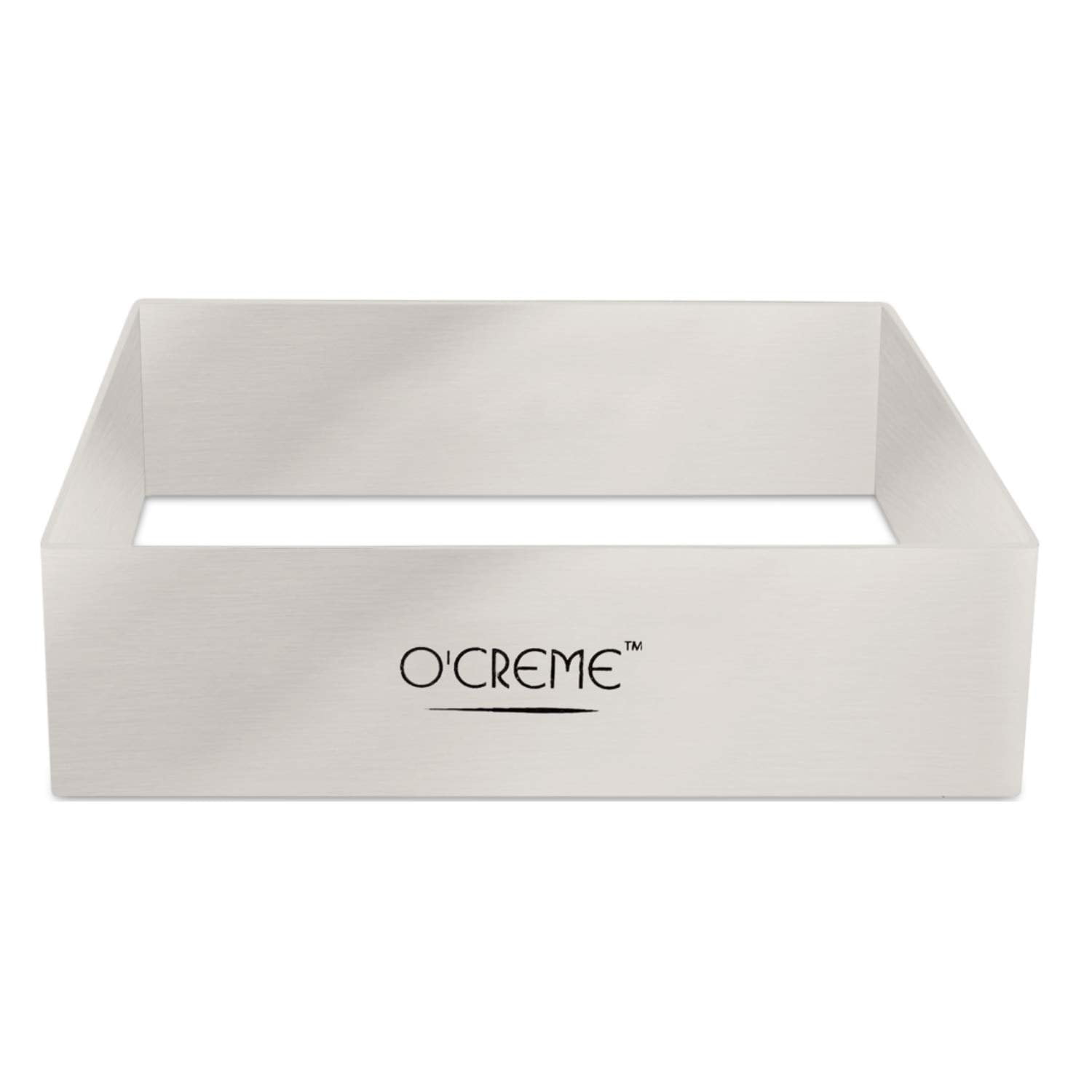 O'Crme Square Cake Ring Stainless Steel 6-1/4" x 1-3/4" High - Walmart.com