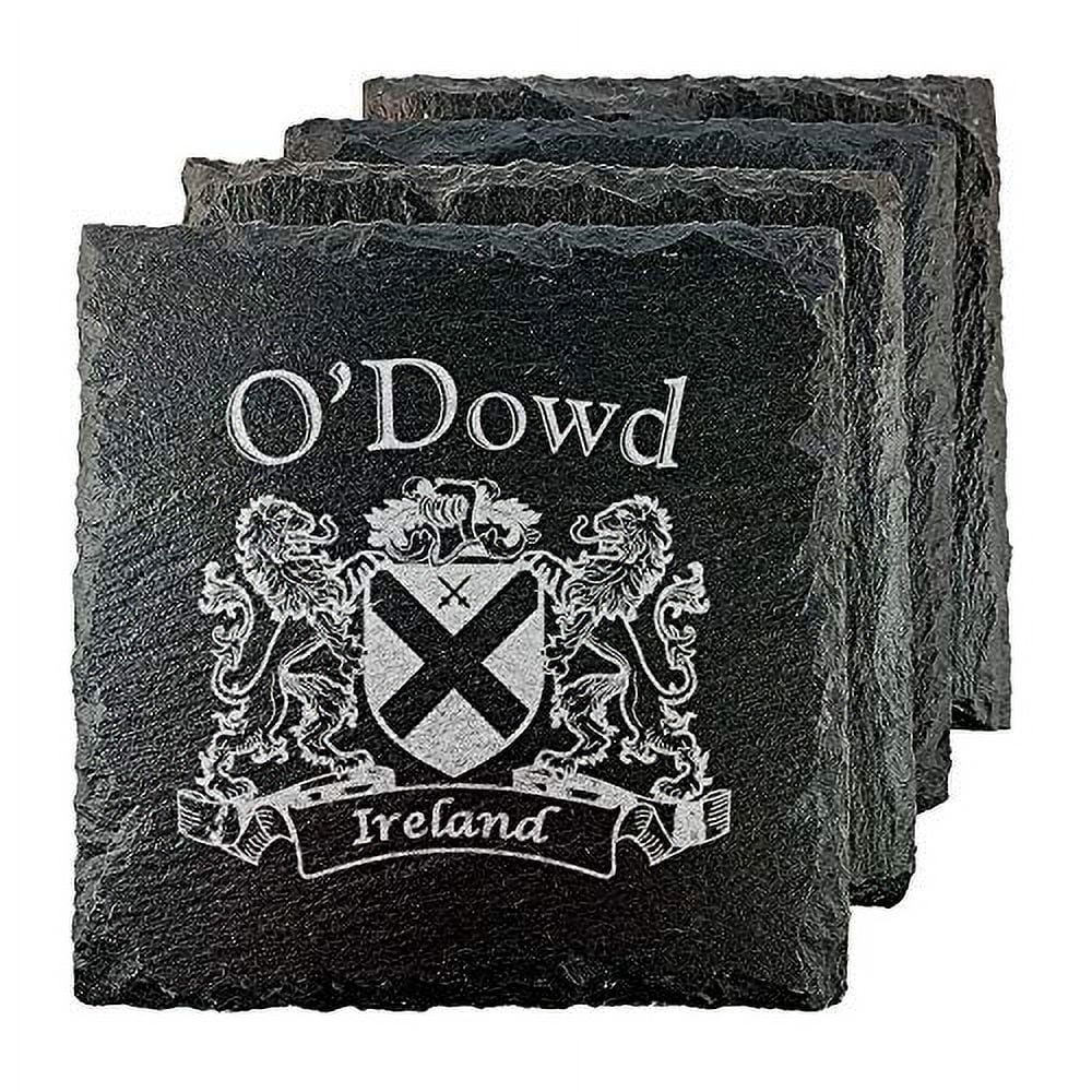 O'Dowd Irish Coat of Arms Slate Coasters - Set of 4 - Walmart.com