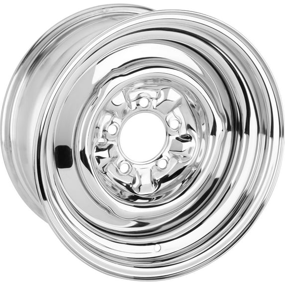 O/E Style Hot Rod Chrome Steel Wheel, 15x7, 5x4.5, - Walmart.com