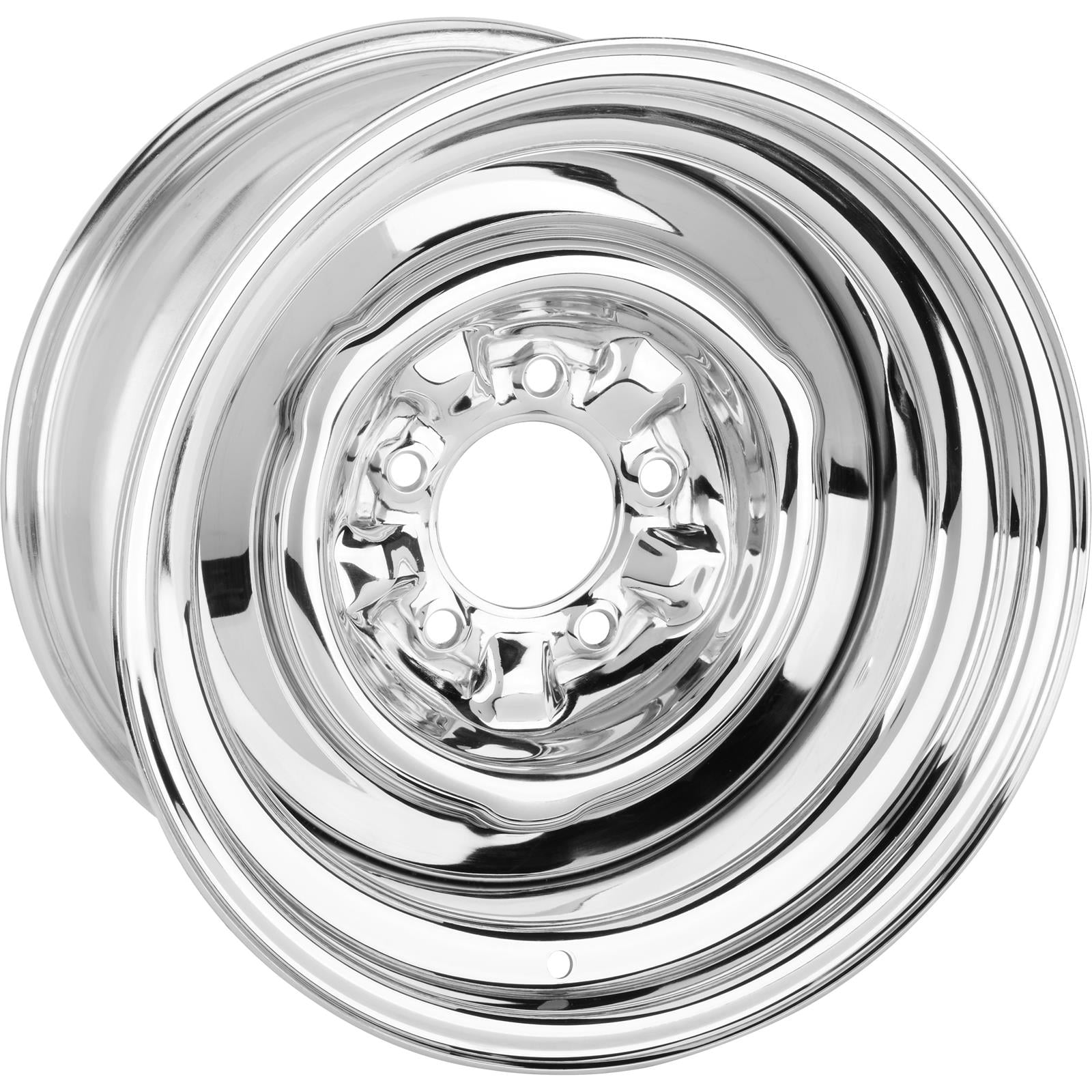 O/E Style Hot Rod Chrome Steel Wheel 15x8, 5 on 4.75, 4.25 BS - Walmart.com