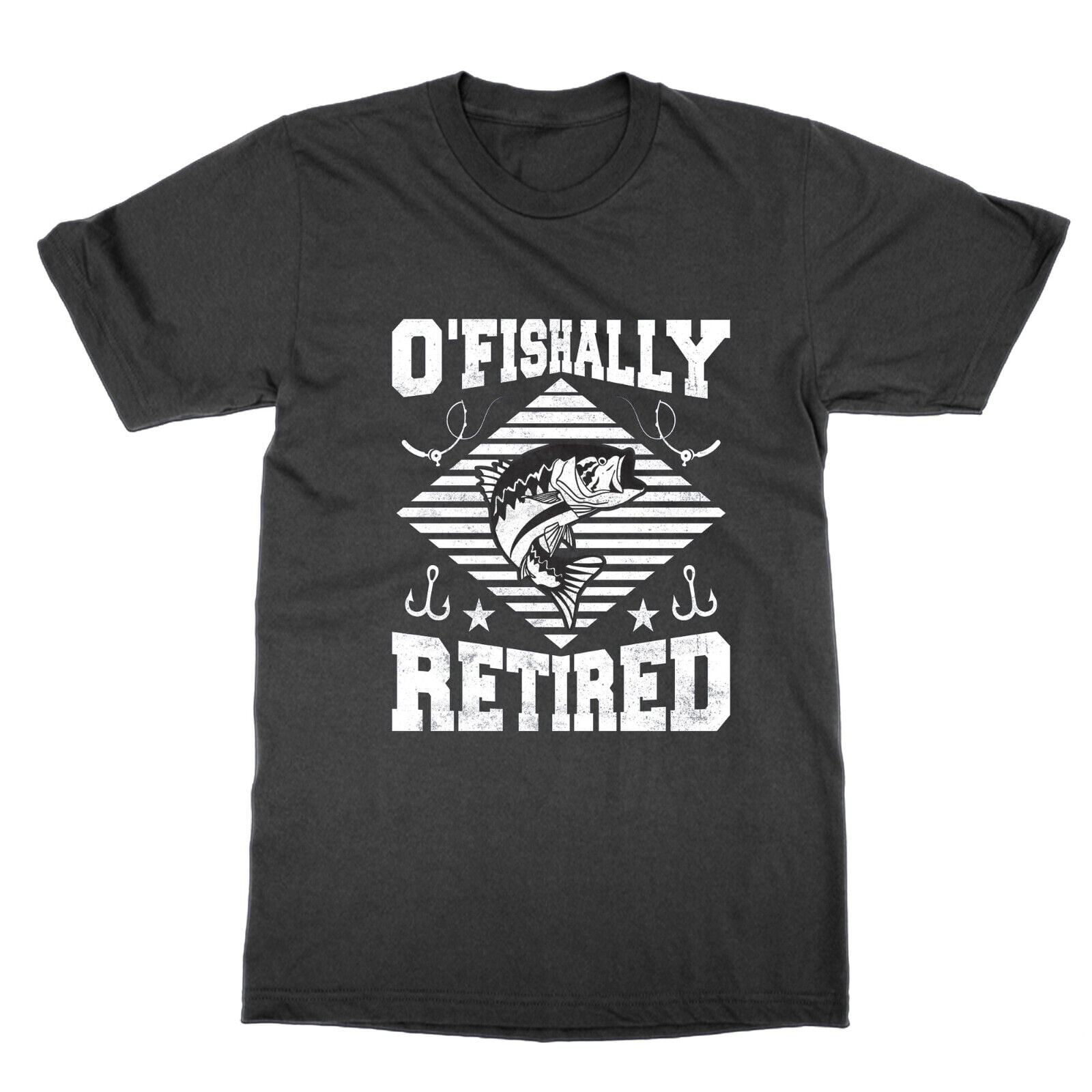 O Fish ally Retired t-shirt funny nerd fishing dad retirement gift tee ...