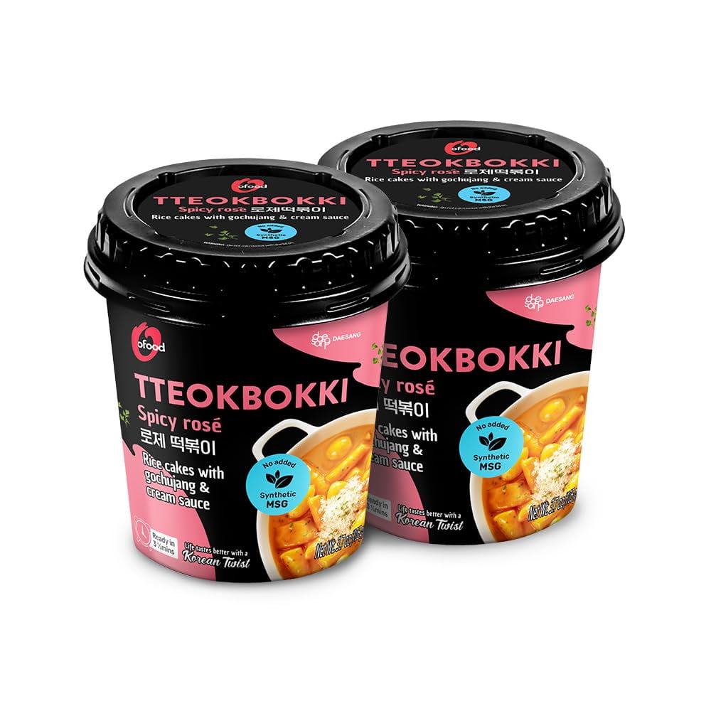 O’Food Original Tteokbokki, Gluten-Free Korean Rice Cakes, Authentic ...