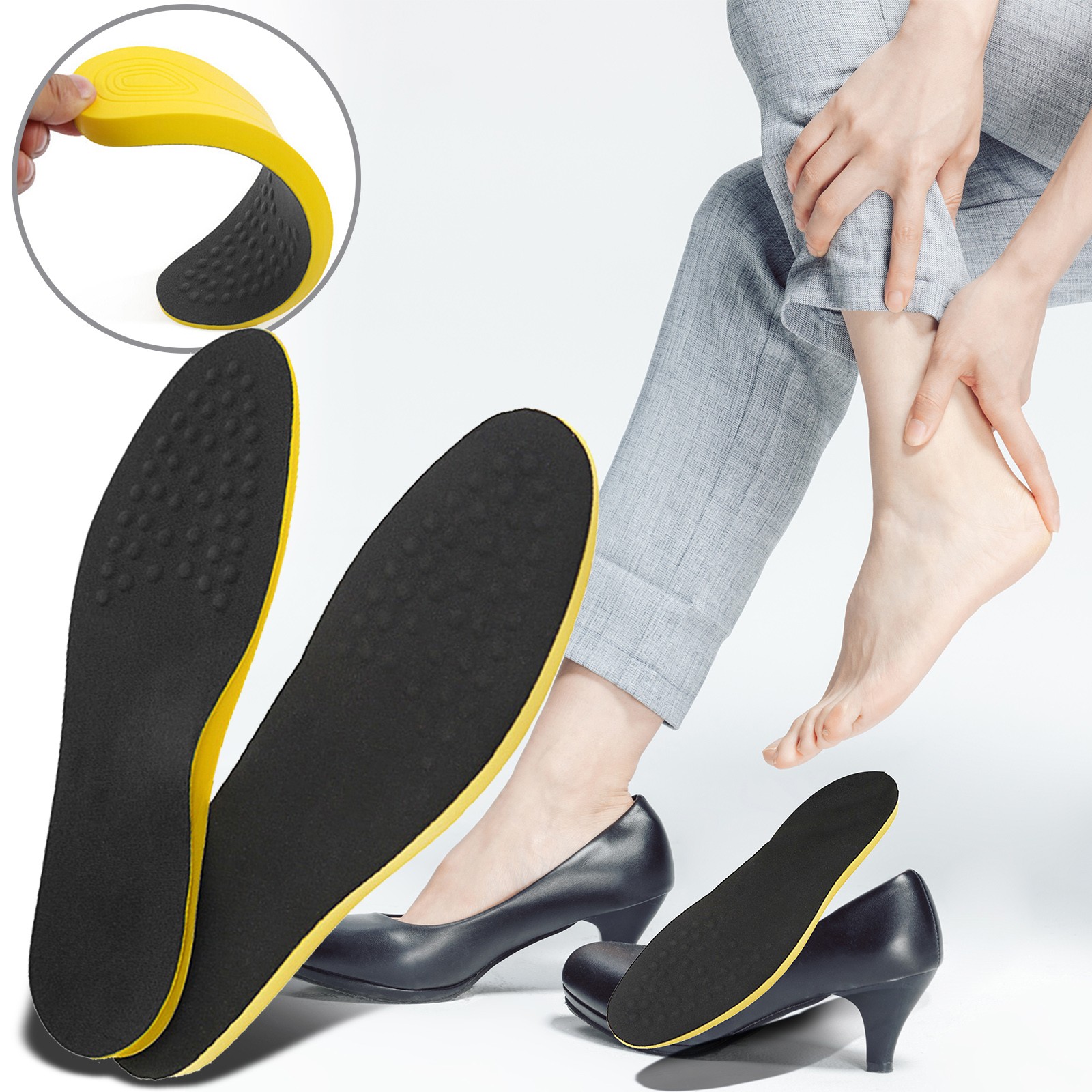 O-Foot Correction Medial Flat Foot Correction Arch Protector Insole ...