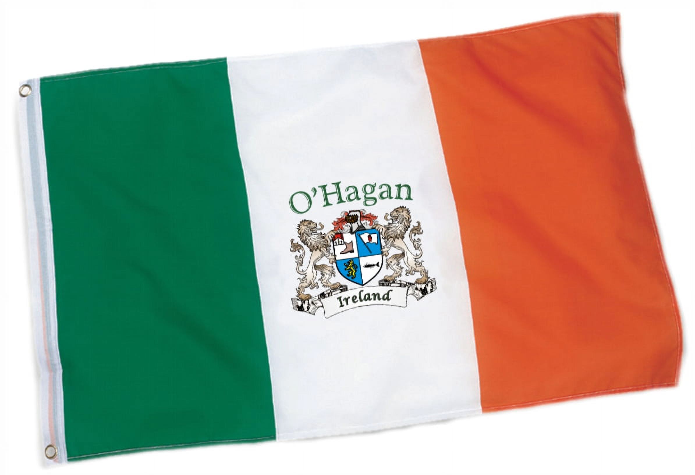O'Hagan Irish Coat of Arms Flag - 3'x5' foot. - Walmart.com