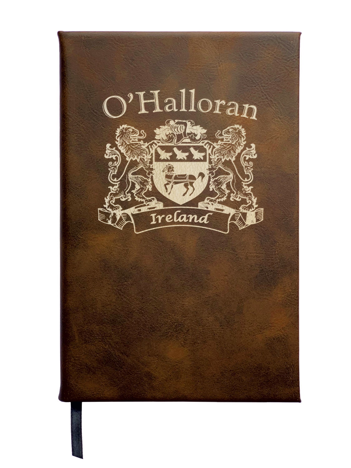 O'Halloran Irish Coat of Arms Leather Journal - Walmart.com