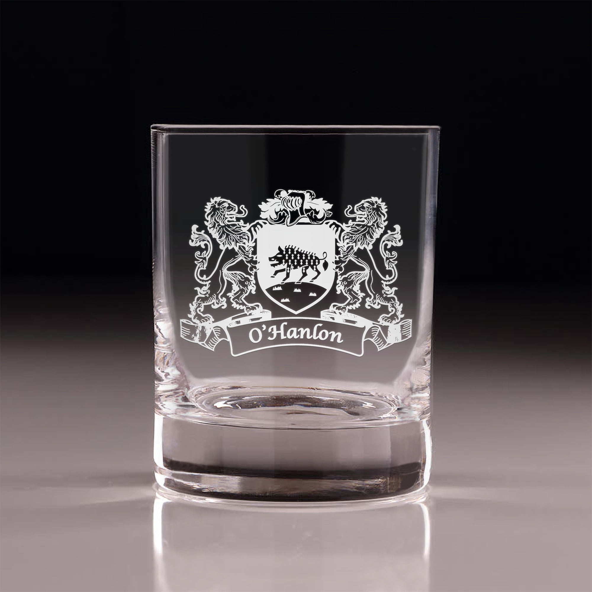O'Hanlon Irish Coat of Arms Old Fashioned Tumblers - Set of 4 - Walmart.com