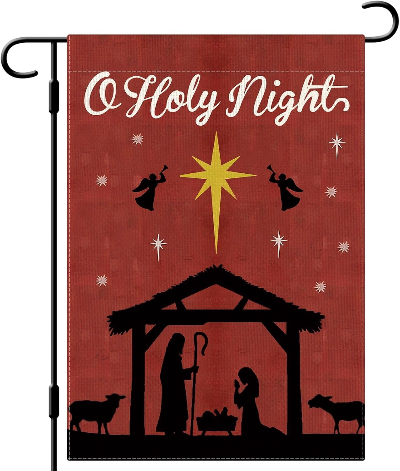 O Holy Night Garden Flag Jesus Nativity Garden Flag 12.5x18 Double ...