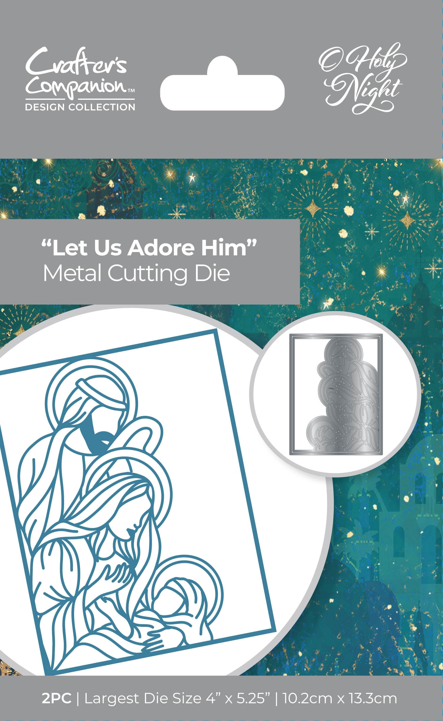 O' Holy Night Metal Die-Let Us Adore Him - Walmart.com