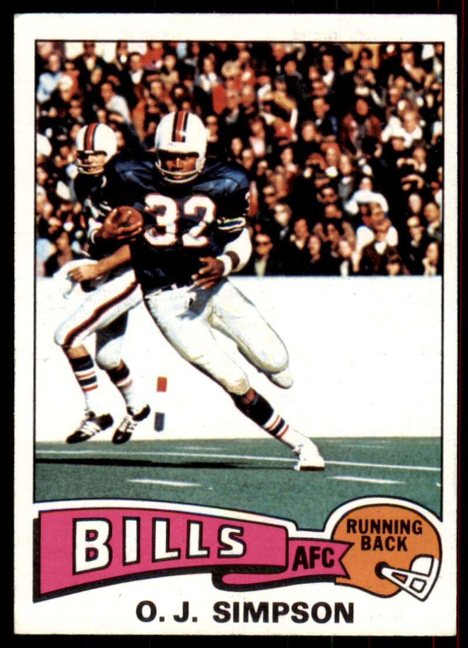 O.J. Simpson Card 1975 Topps #500 - Walmart.com
