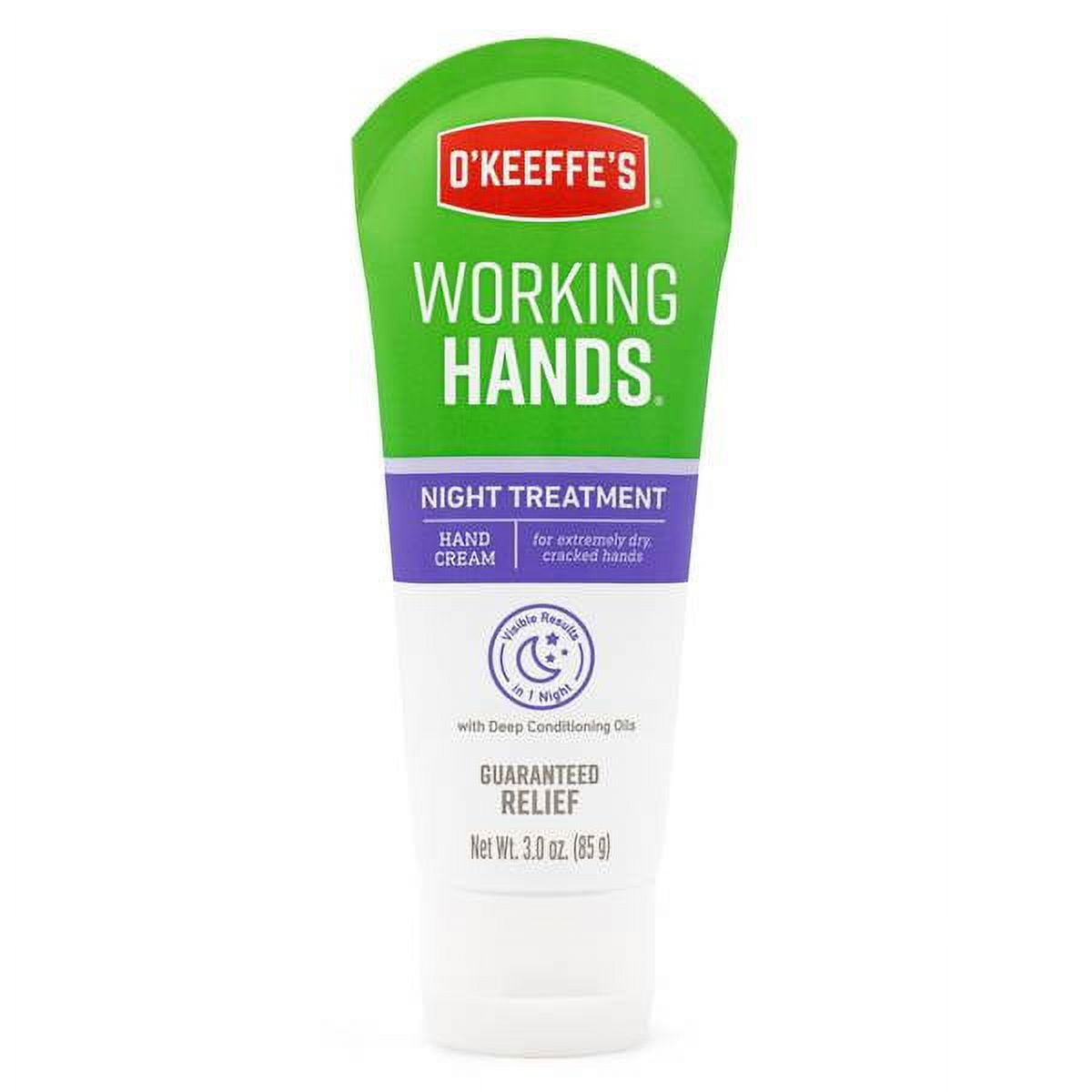 O'Keeffe's 3 oz Working Hands Night Treatment Hand Cream - Walmart.com