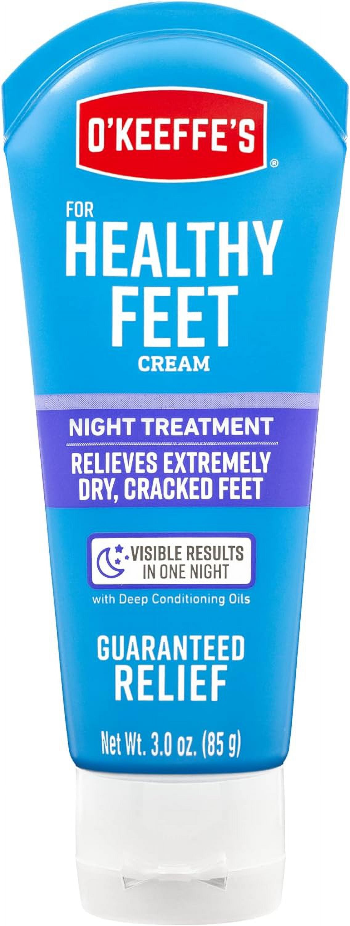 O'Keeffe's Healthy Feet Night Treatment Moisturizing Foot Cream, 3 Oz ...