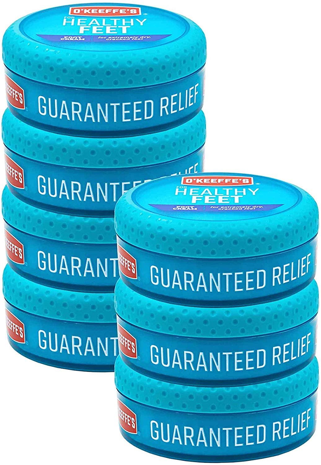 O'Keeffe's K0320001-7 Healthy Feet Foot Cream in Jar 7 Pack, 3.2 oz ...