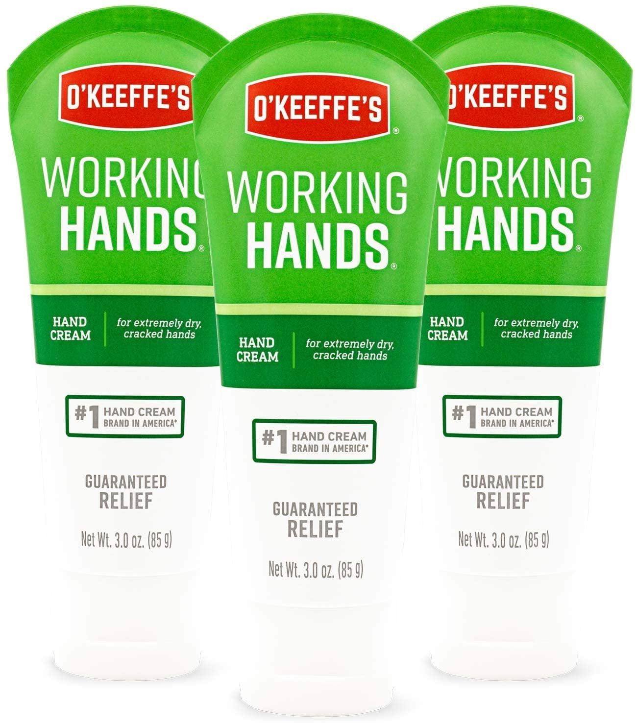 O'Keeffe's Working Hands, Extremely Dry & Cracked Hand Cream, 3oz, 3 ...