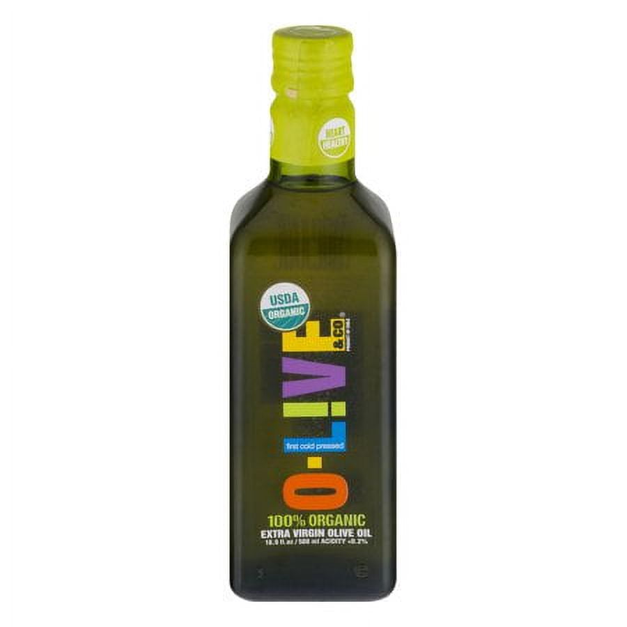 O-Live & Co., Estate Grown 100% Organic Extra Virgin Olive Oil, 16.9 fl ...