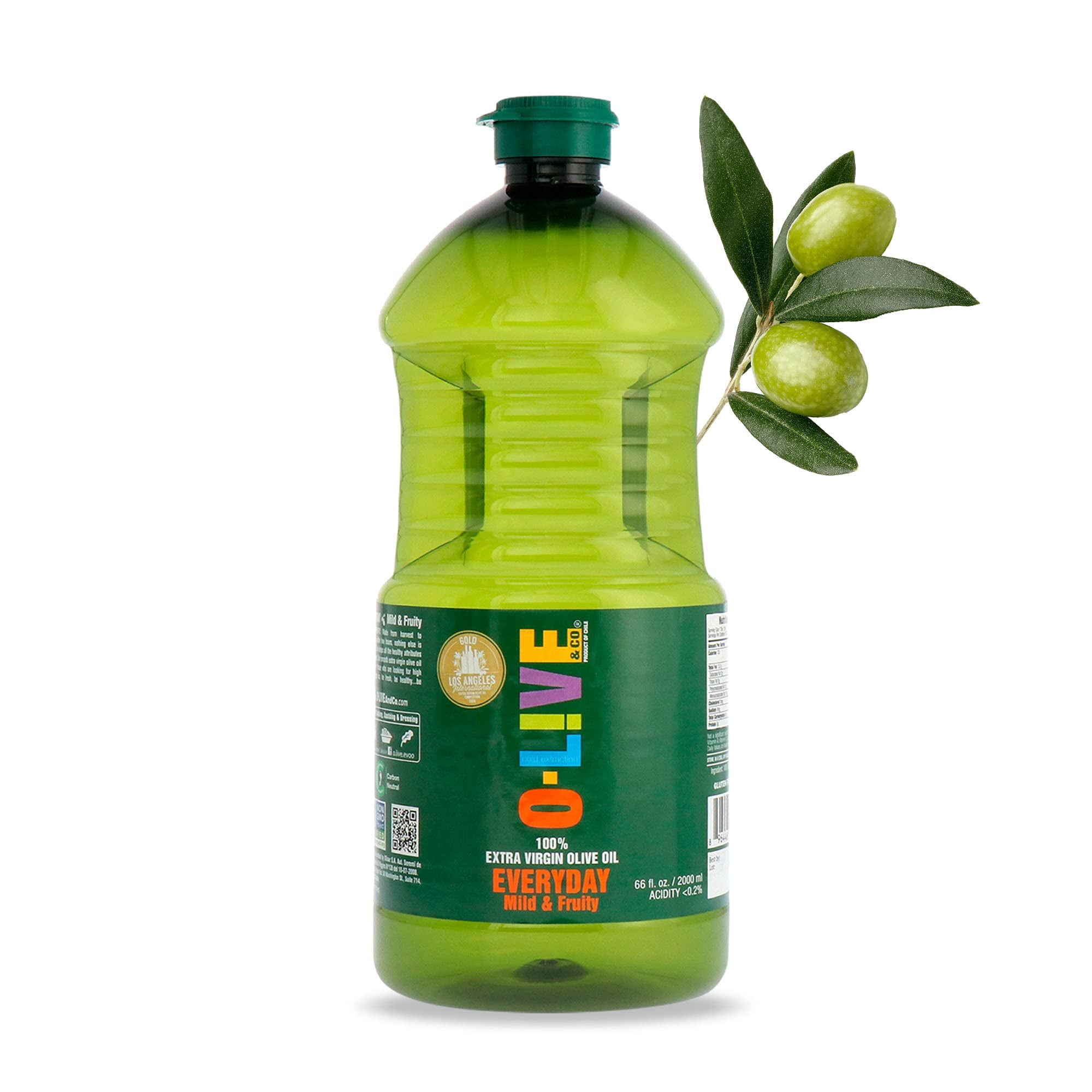 O-Live & Co. Extra Virgin Olive Oil, First Cold Pressed, Smooth ...