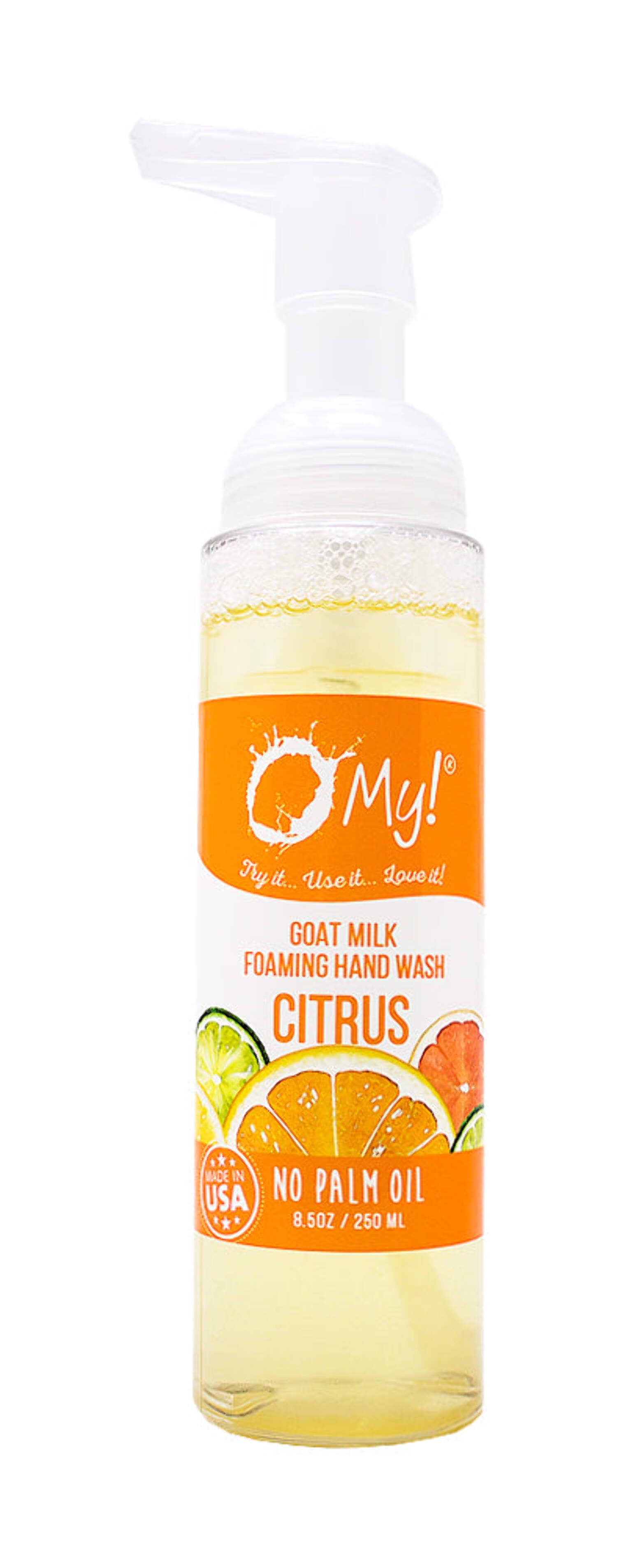 O My! Goat Milk Foaming Hand Wash | Rich, Creamy Foam | Made with Farm ...