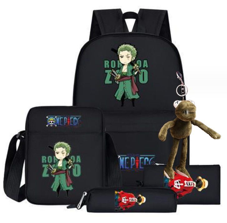 O-NE PIECE Anime Backpacks Sets, Cartoon Laptop Backpack with Lunch Bag ...
