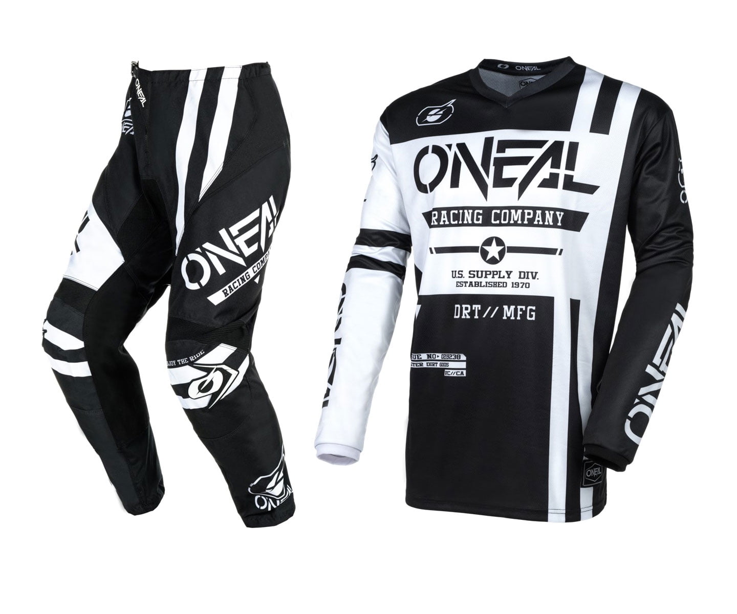 O'Neal 2024 Element Warhawk Motocross Offroad Riding Jersey Pant Combo ...