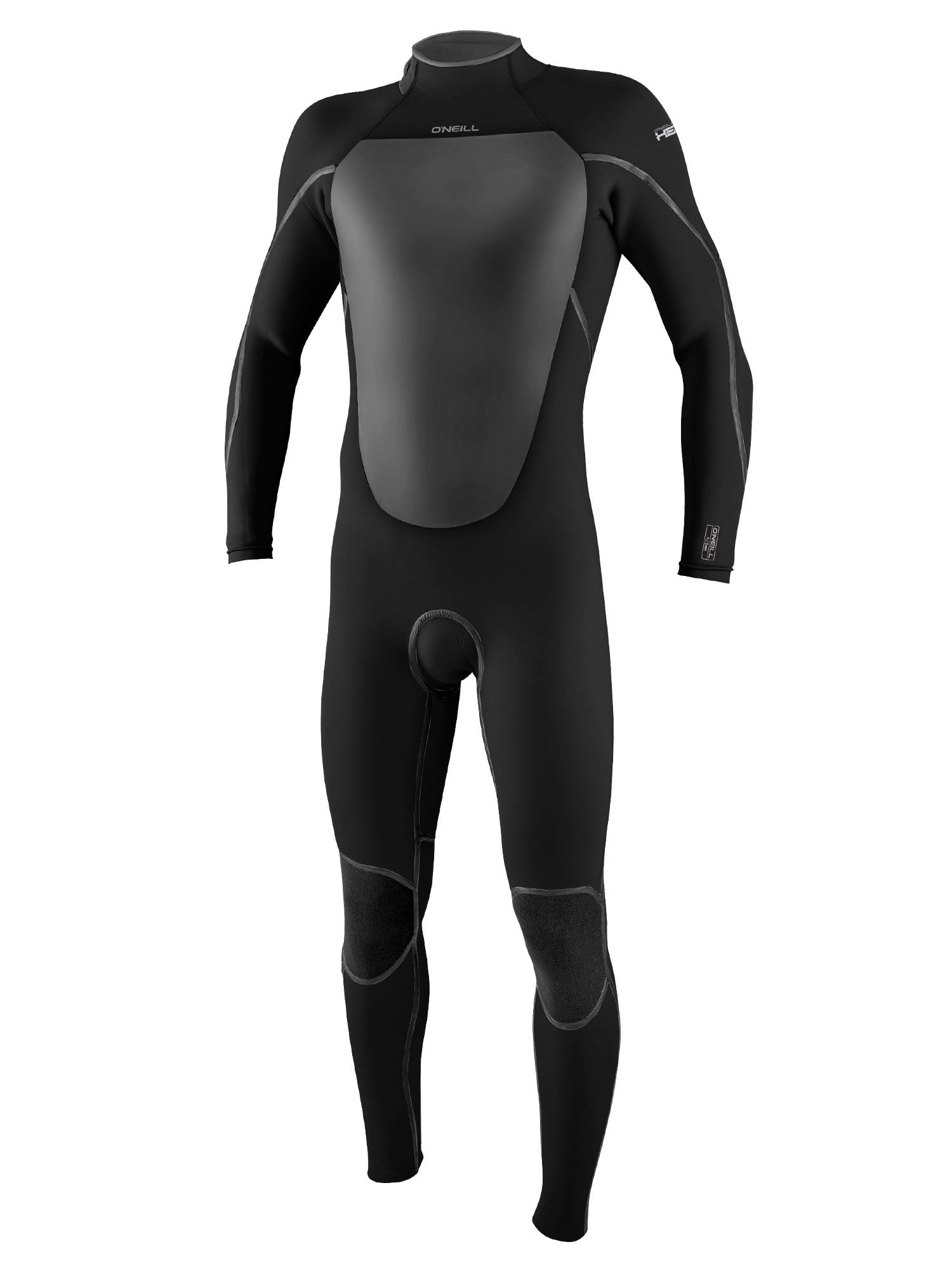 Free Shipping! O'Neill Men's Heat 4/3mm Back zip Full Wetsuit L Black ...