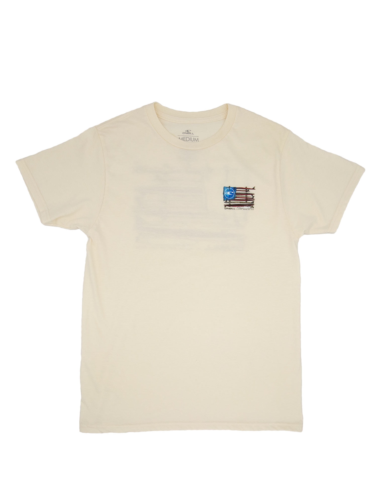 O'Neill Mens United modern fit patriotic surfing t shirt S Sand ...
