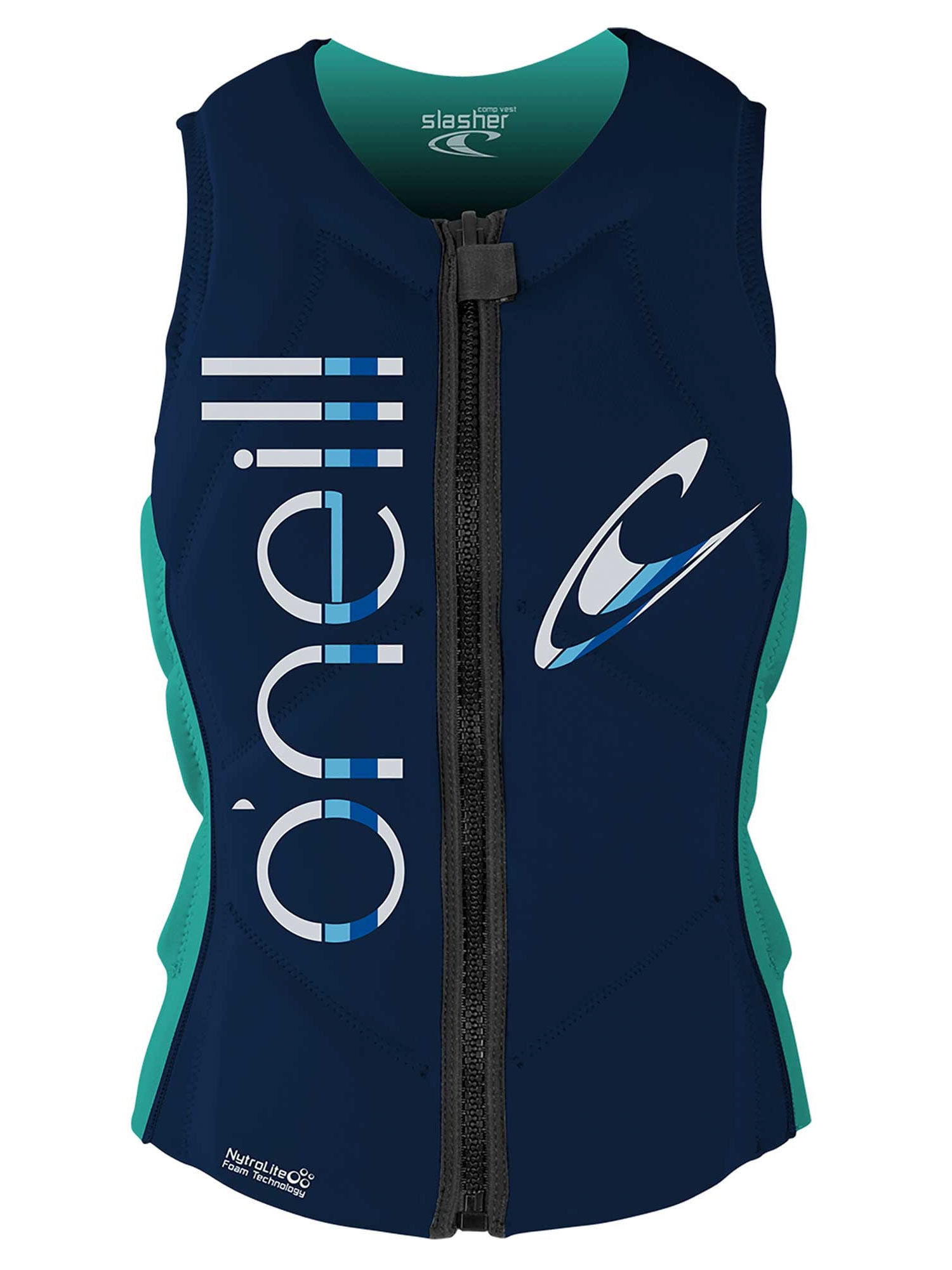 O'Neill Slasher (Abyss/Light Aqua) Women's Comp Life Vest - Walmart.com