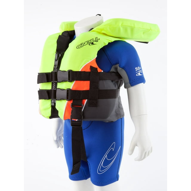 O'Neill Superlite USCG nylon infant life vest Neon yellow/neon orange ...