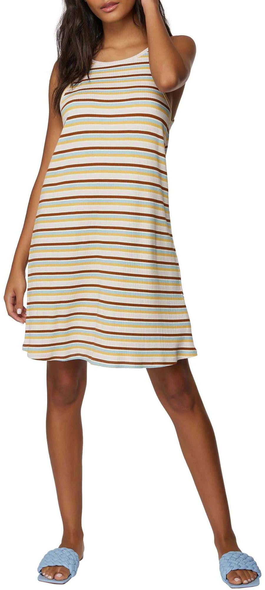 O'Neill Women's All Day Morette Stripe Spaghetti Strap Dress - Walmart.com