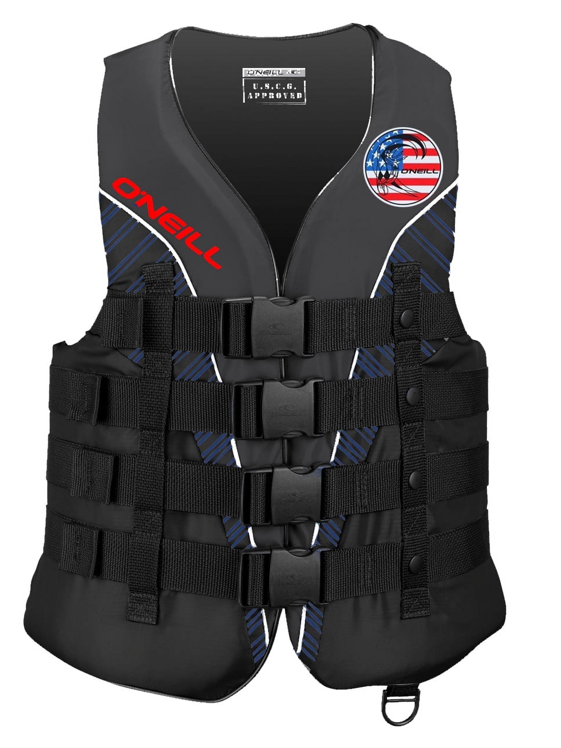 O'Neill mens Superlite USCG life vest M Patriot (4723IA) - Walmart.com