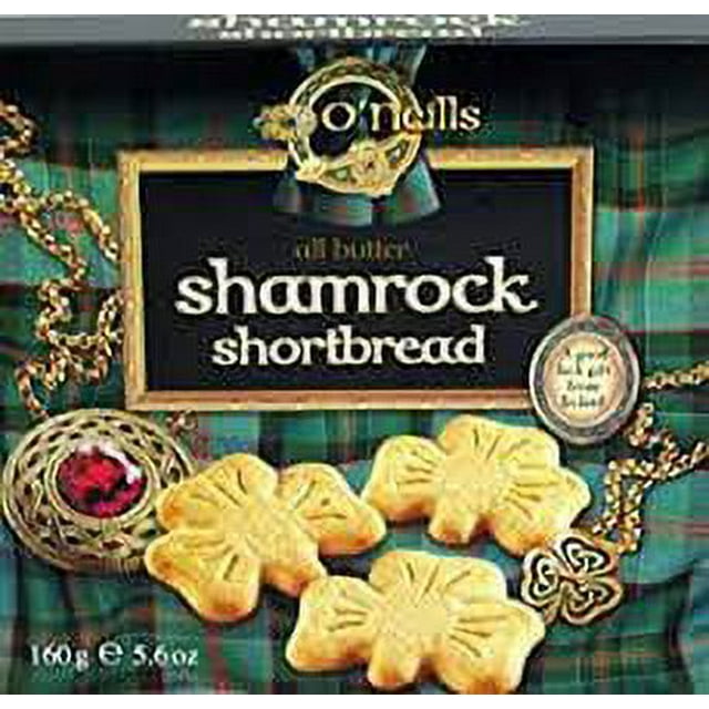 O'Neills All Butter Shamrock Shortbread Cookies 5.6-oz Per 2-Box pack ...