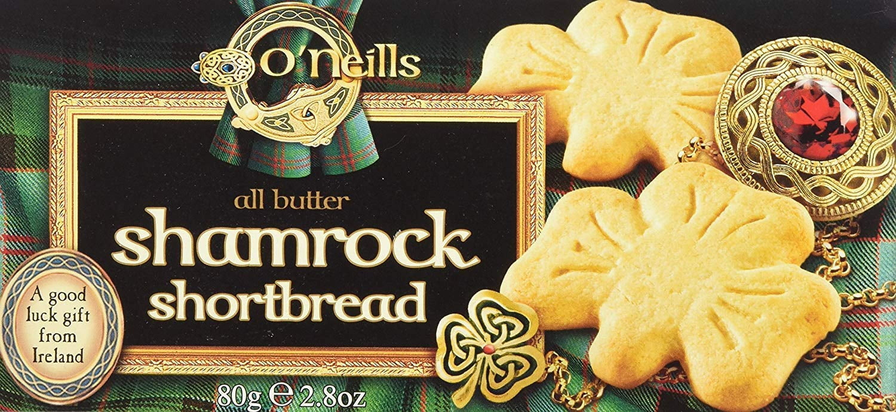 O'Neills Shamrock Shortbread Cookies, SAF21 2.8 Ounce - Walmart.com