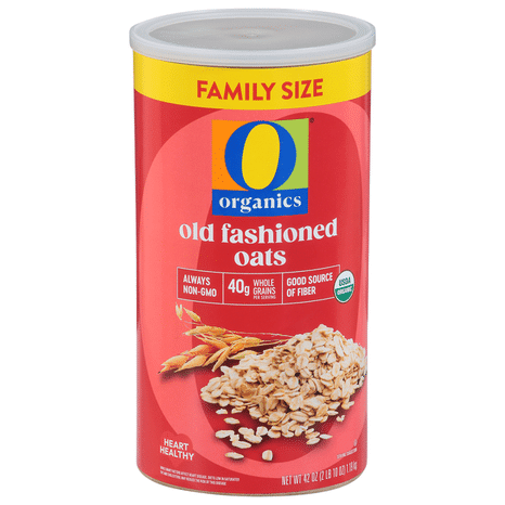 O O Organic Old Fashioned Oats, USDA Organic, Heart Healthy, Whole ...