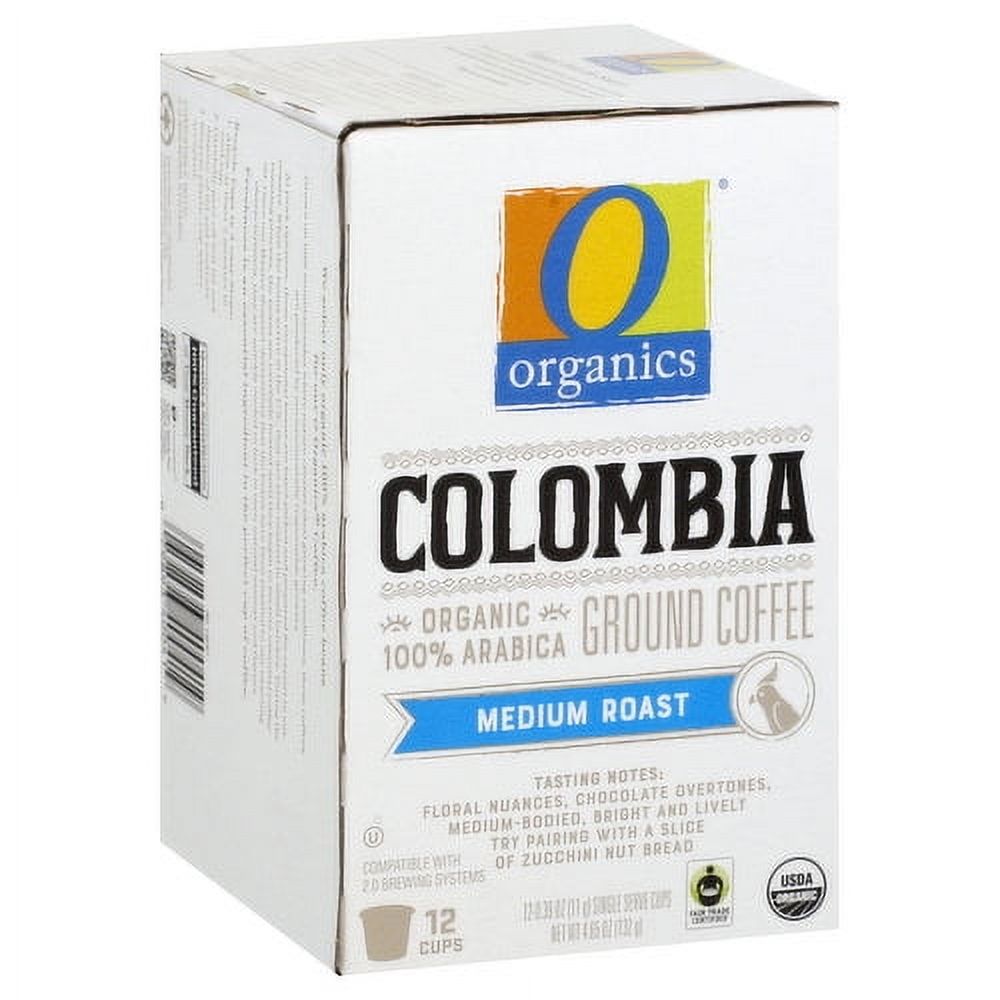 O Organics Coffee Organic Arabica Single Serve Cups Medium Roast ...
