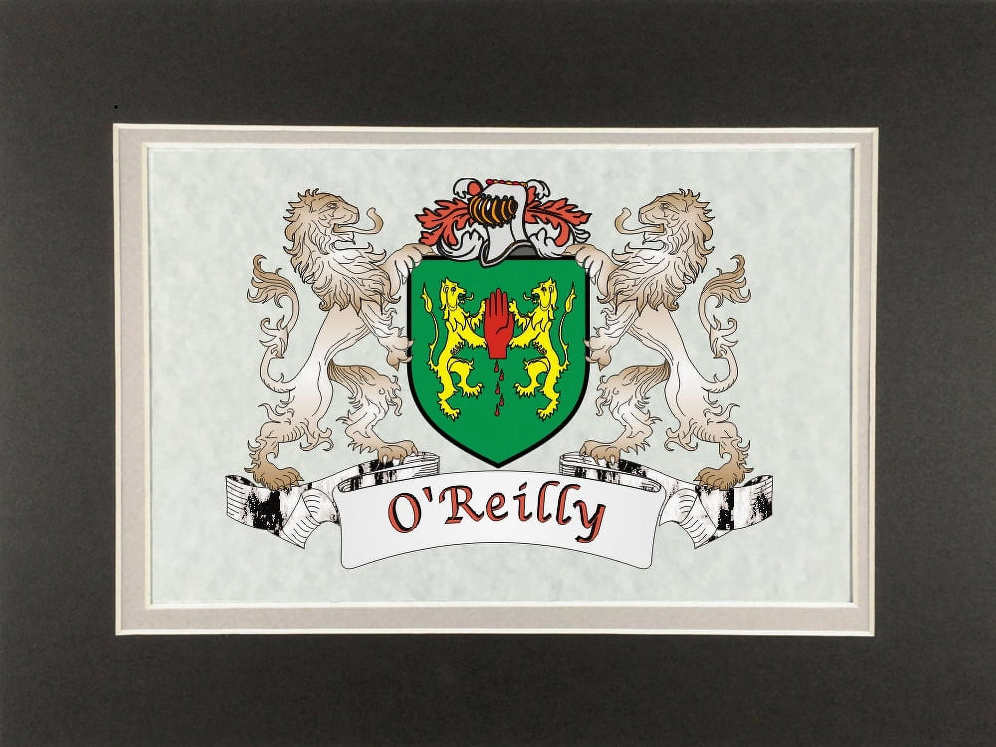 O'Reilly Irish Coat of Arms Print - Frameable 9
