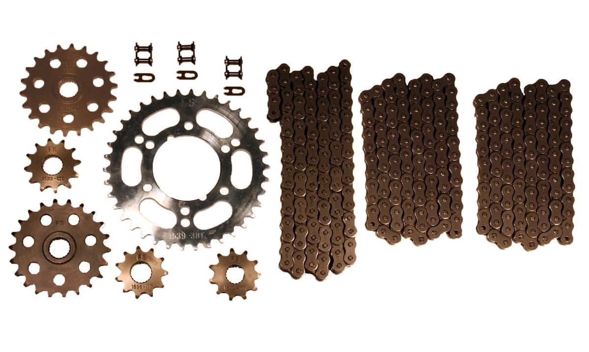 O-Ring Drive Chains & Sprockets 1992 fits Polaris Trail Boss 350L 4x4 ...