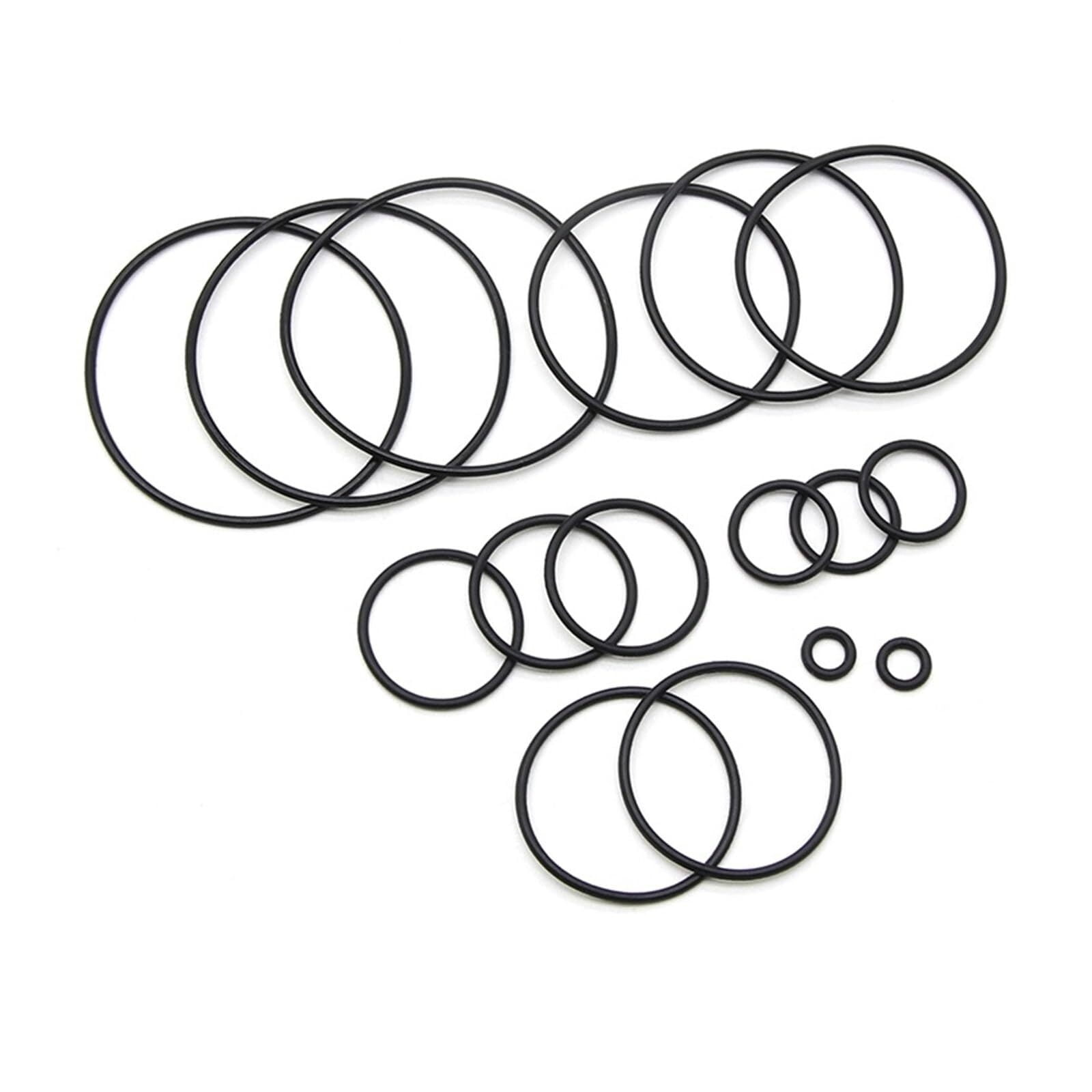 O-Ring Gaskets 50pcs O Ring Seal Gasket Thickness CS 1mm OD 3~50mm ...